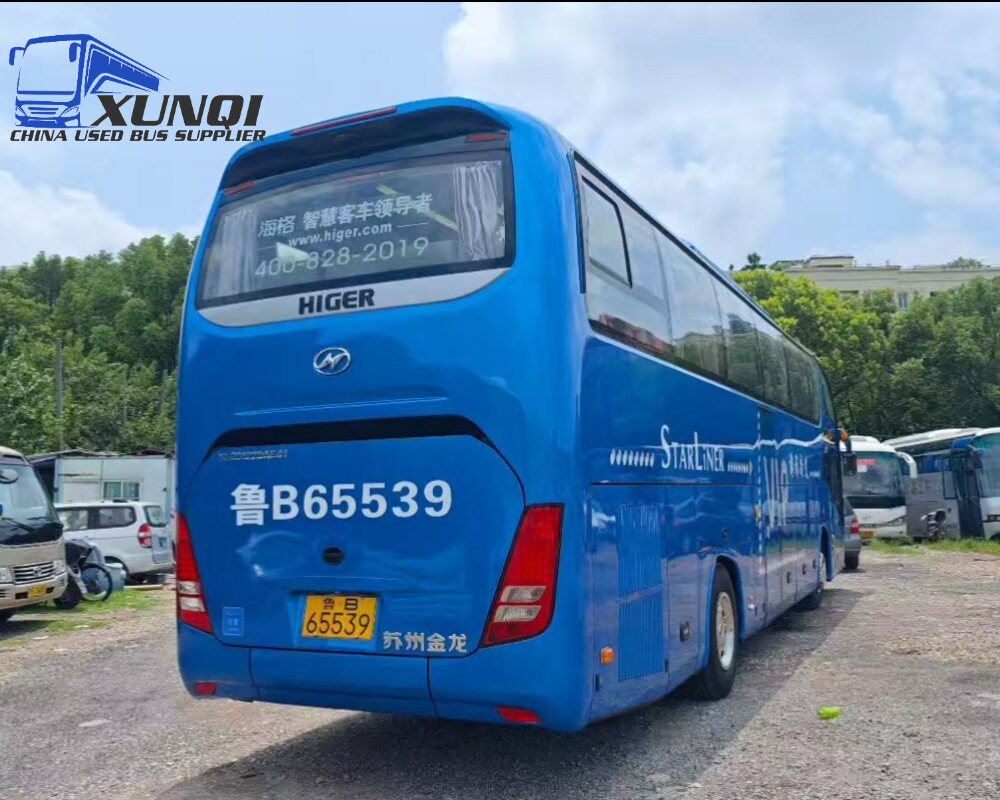 Used Higer bus 55 Seats 12m long Manual Transmission Diesel Fuel Left ...